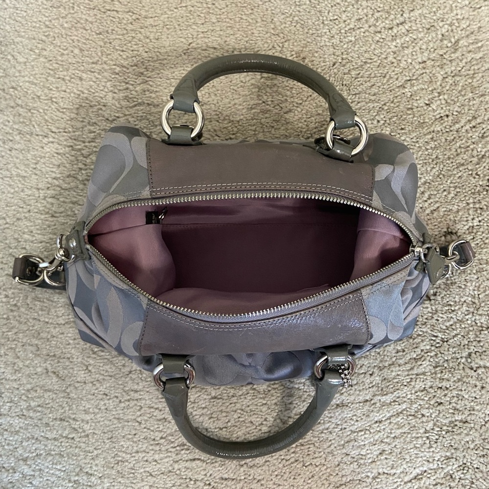 Coach Madison Sabrina Convertible Strap Satchel In Gr… - Gem